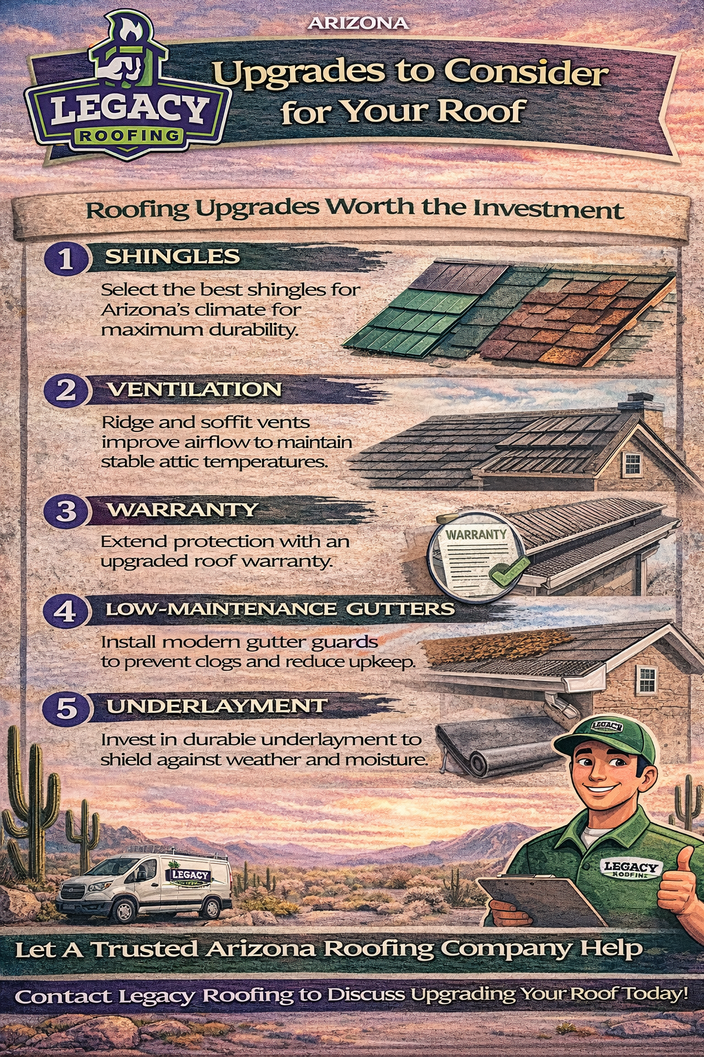Upgrades to Consider for Your Roof | Legacy Roofing